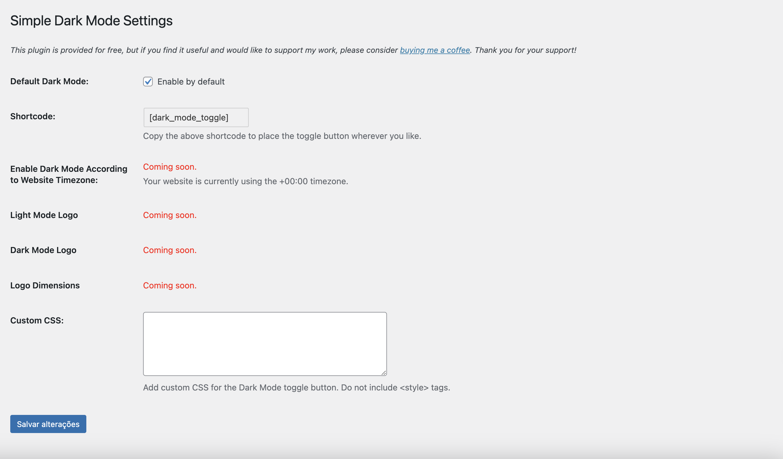 Github Caiohferreiradevsimple Dark Mode A Sleek Efficient Dark Mode Switcher Plugin For
